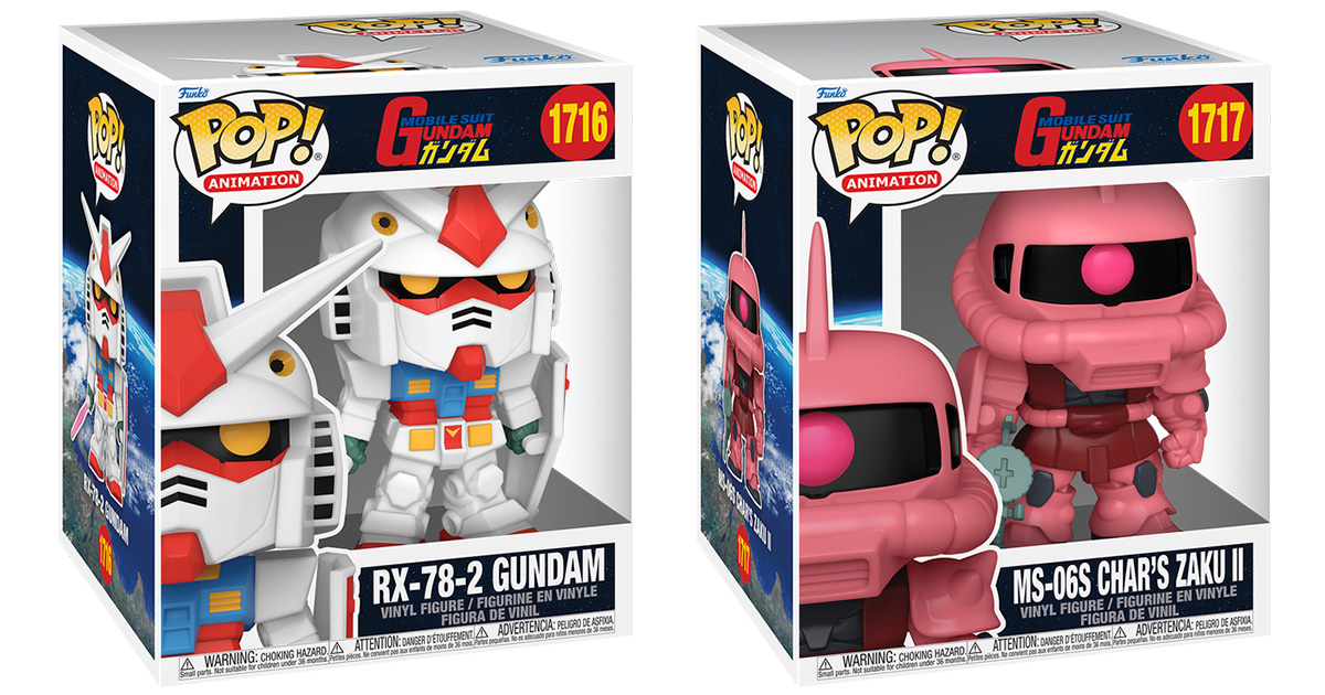 Le RX-78-2 GUNDAM et le ZAKU II MS-06S CHAR rejoignent le populaire ...